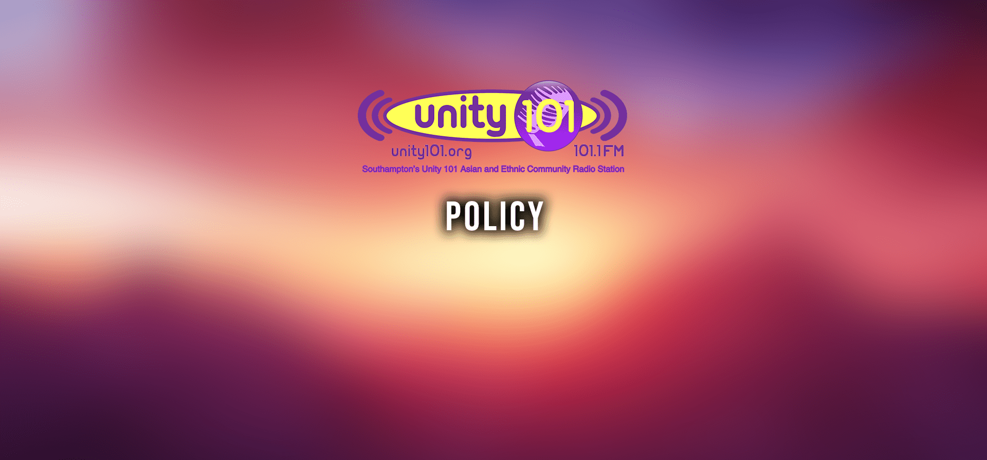 Unity 101 Community Radio